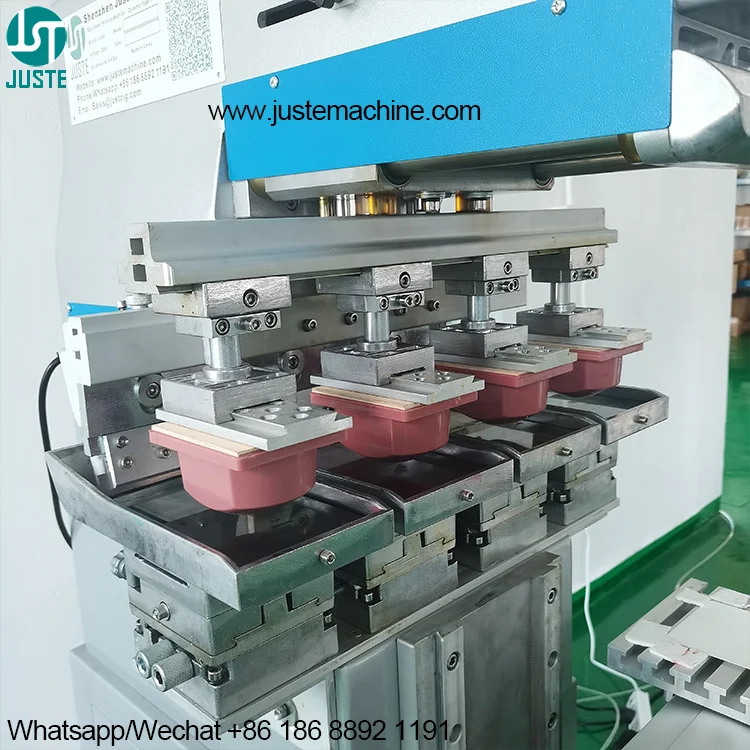 4 Color Ink Cup Pad Printer Tampografia Tampographie Fully-automatic ...