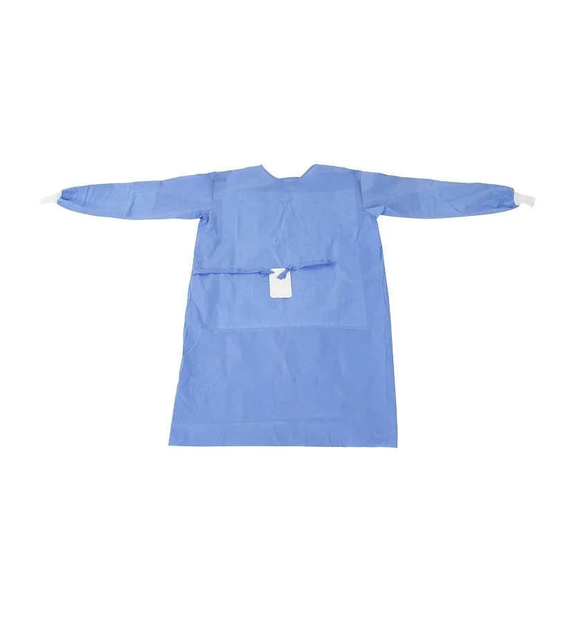 High Quality Waterproof Pe Surgical Gowns 40gsm SMS Disposable Patient ...
