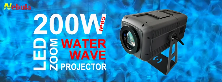 Nebula 200W LED Zoom Outdoor Gobo Projector with Water Ripple Effect ...