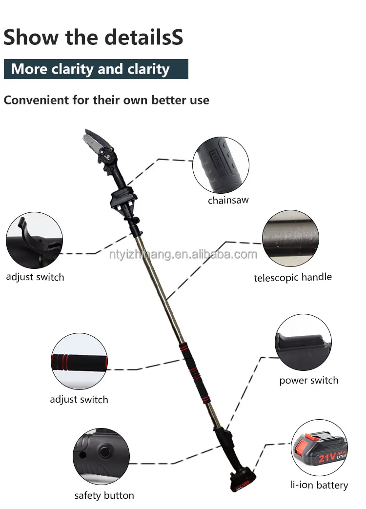 Aps44 Multi-function Tree Branch Cutting Machine Chain Saw Cordless ...