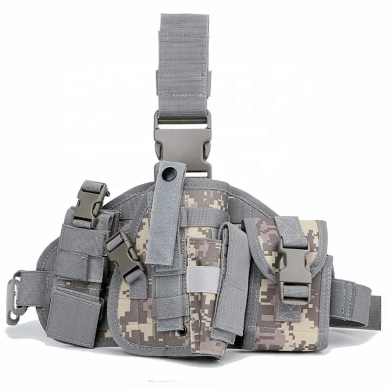 Yakeda Removable Molle Concealed Carry Tactical Holster Thigh Combat ...