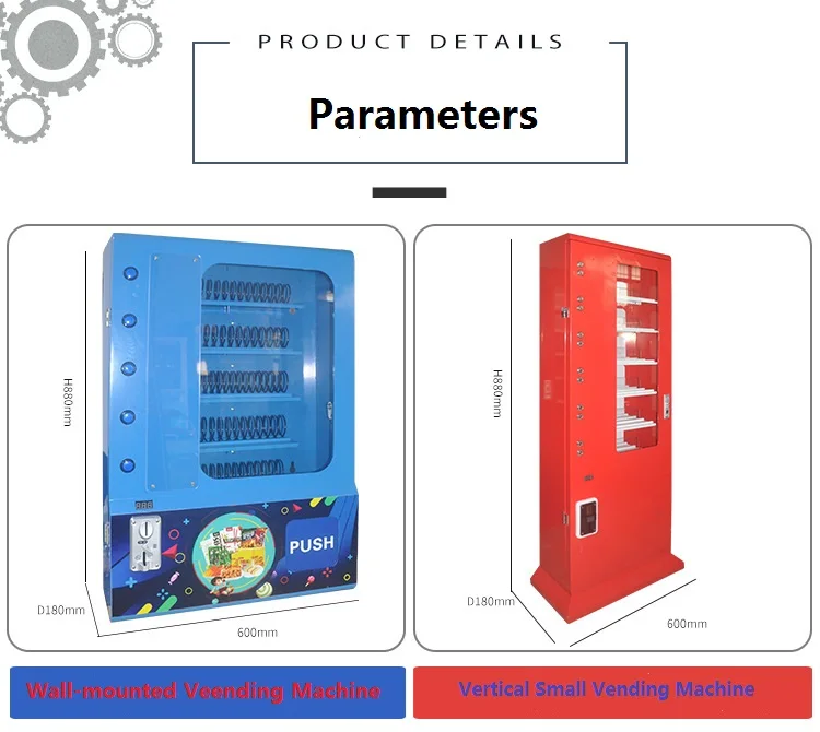 Custom Outdoor Small Smart Wall Mounted Vending Machines For Foods And ...