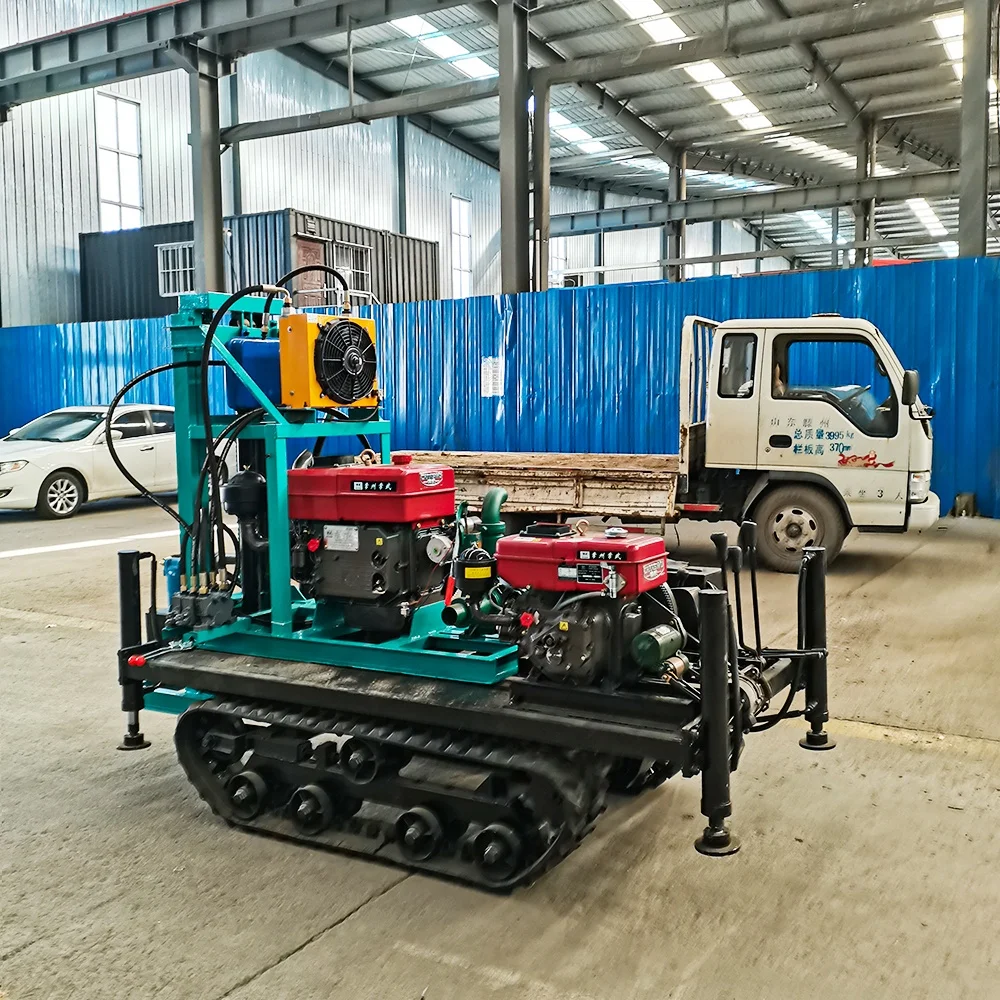 Small Crawler Hydraulic Drilling Rig For Geological And Mineral ...