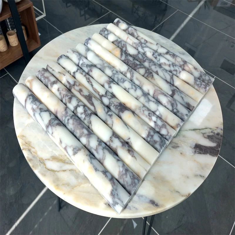 Decorative Marble Sticks Calacatta Viola Marble Rods Home Improvement ...