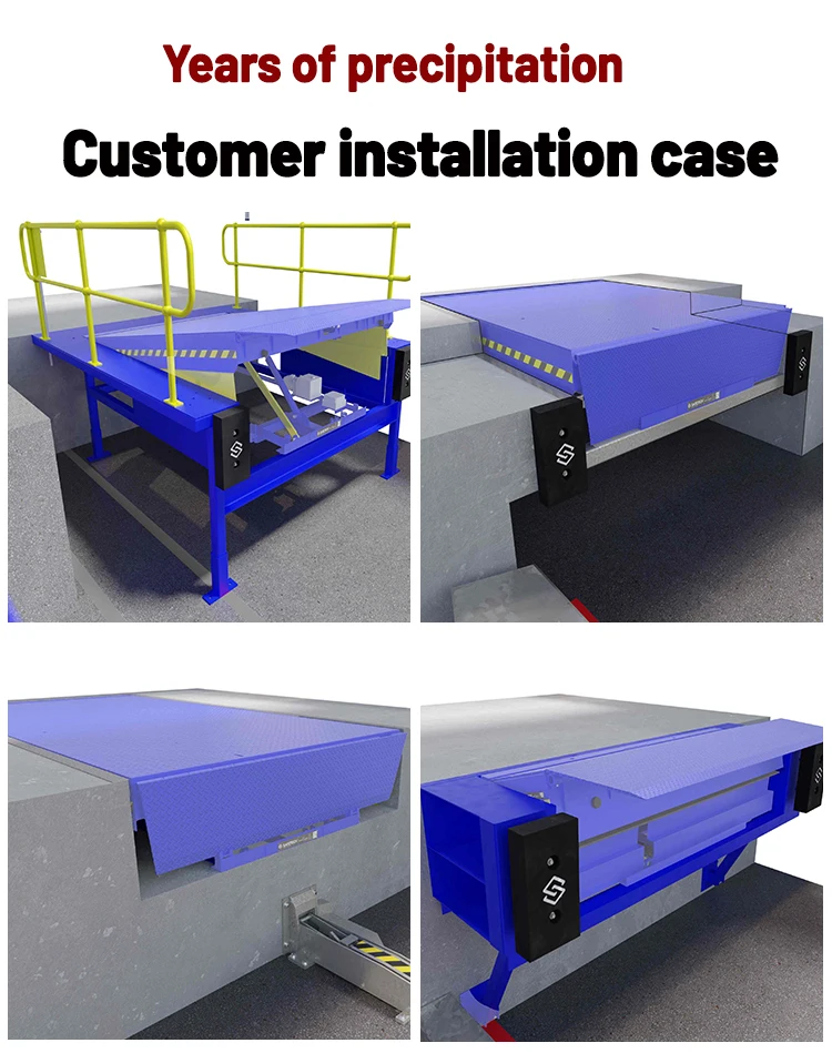 Loading Ramp Adjustable Slope Plate Electric Hydraulic Fixed Platform ...