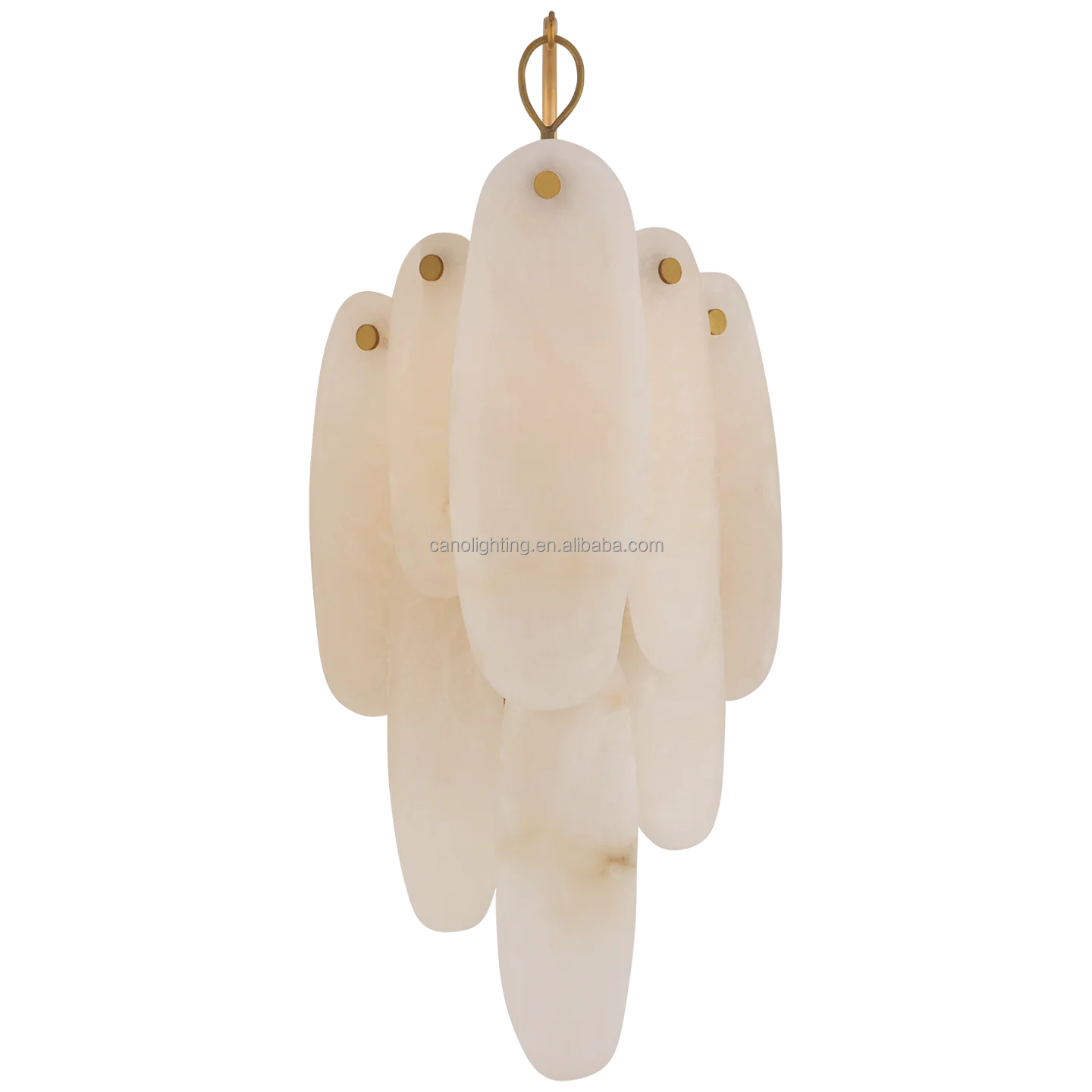 Foyer Entryway High Ceiling Modern Alabaster Waterfall Chandelier ...