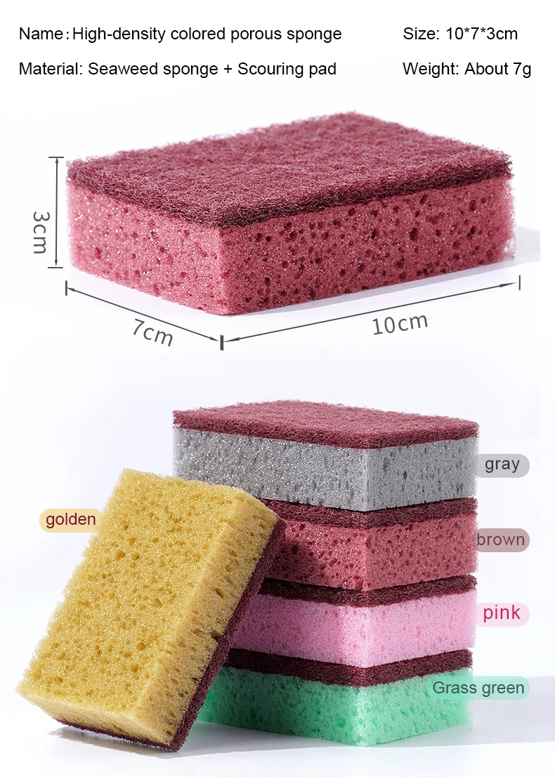Dish Sponges for Washing Dishes, for Kitchen Sink Scrub Sponges Kitchen ...