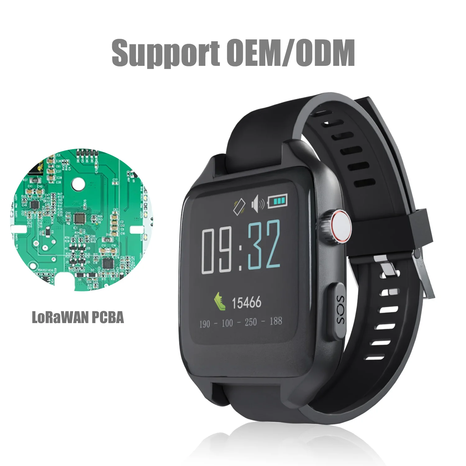 Lora Smart Watch Vk11 For Gas Station Task Assignment Elderly Care ...