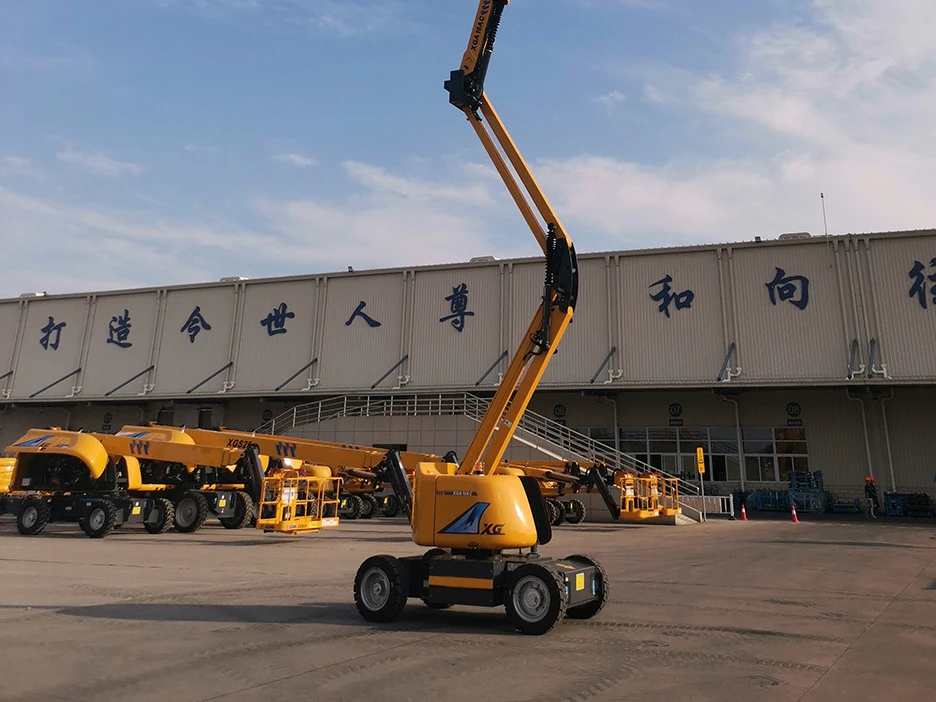 20m Electric Articulating Boom Lifts Mobile Aerial Working Platform ...
