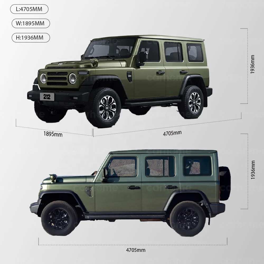 Alibaba.com: BAW 212 T01 5 Seats Long Range 4X4 Petrol Car for Export ...