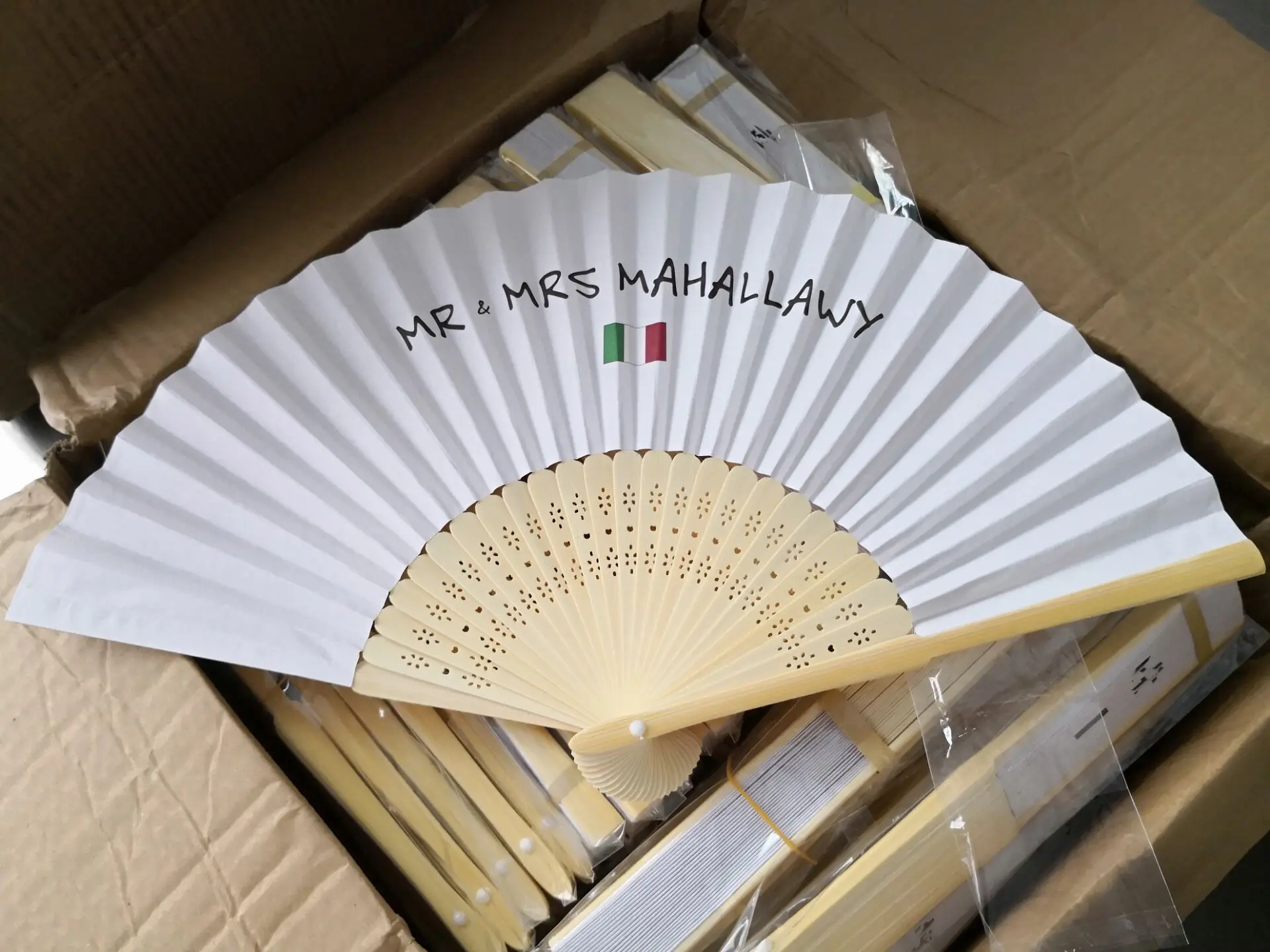 Customized Fabric Folding Bamboo Folk Art Hand Fan Printed Colorful OEM ...