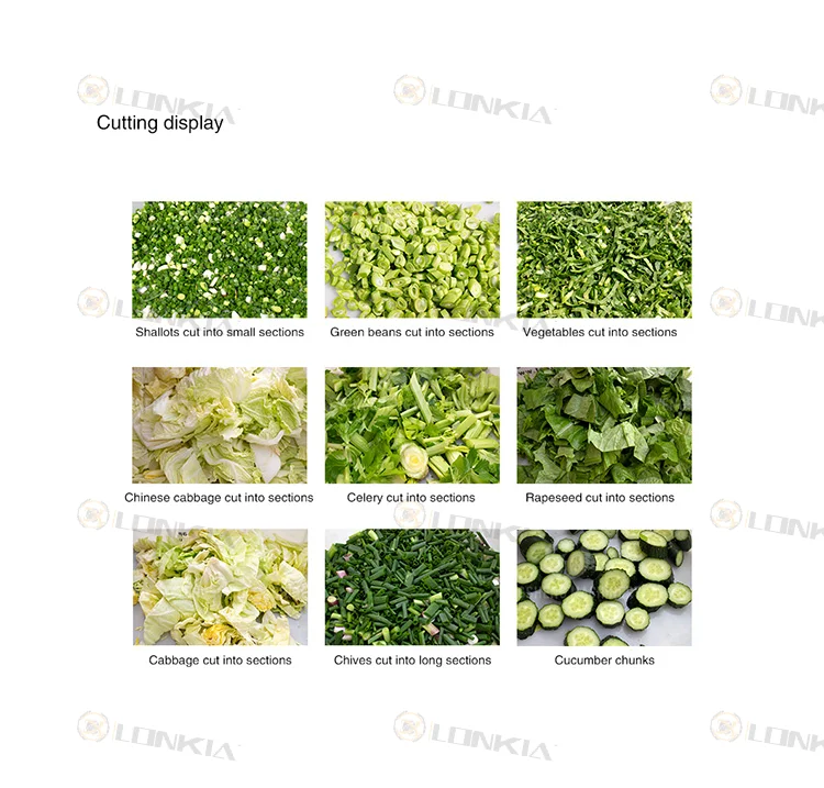 LONKIA Automatic Lettuce Shredding Machine - Durable & Efficient