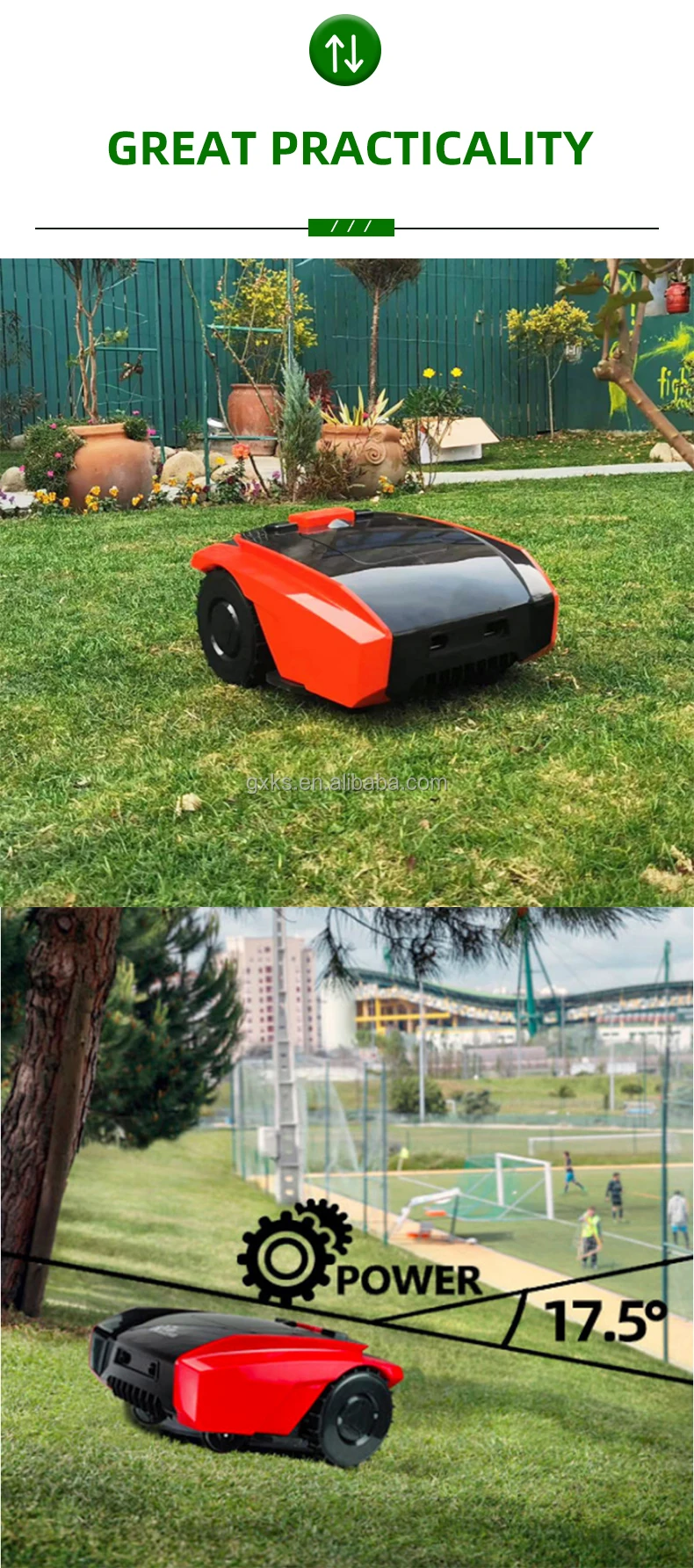 Smart Garden Battery Lawnmower Robot Automatic Remote Control Lawn ...