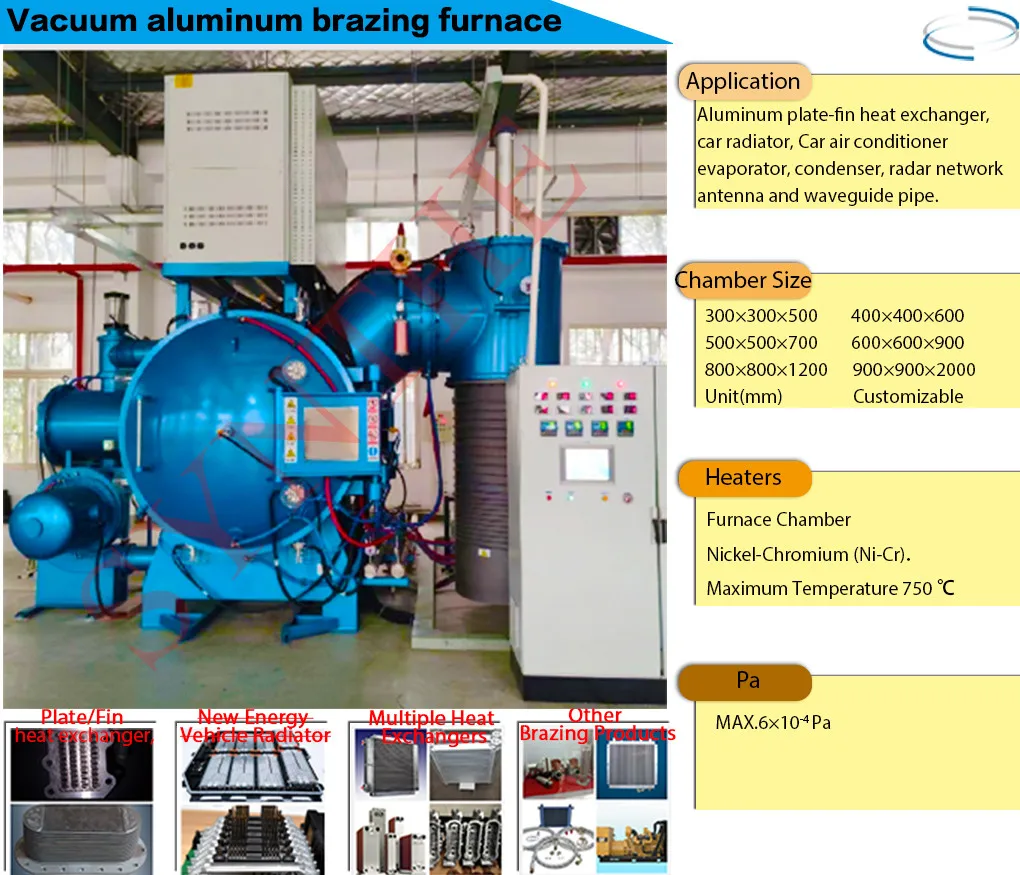 Professional Vacuum Heat Treatment Furnace Vacuum Horizontal Aluminum ...