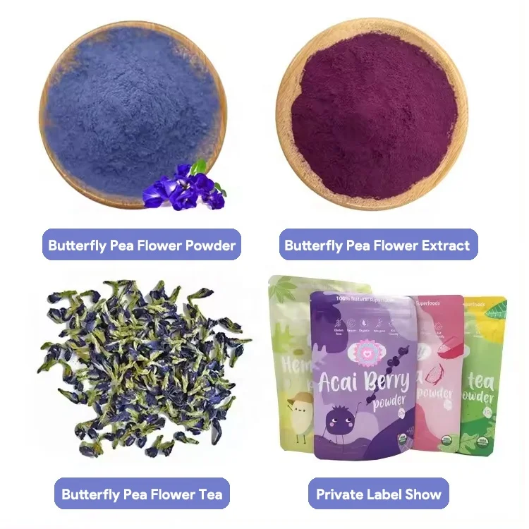 Alibaba.com: 450 Mesh 100% Pure Water Soluble Blue Matcha Butterfly Pea ...