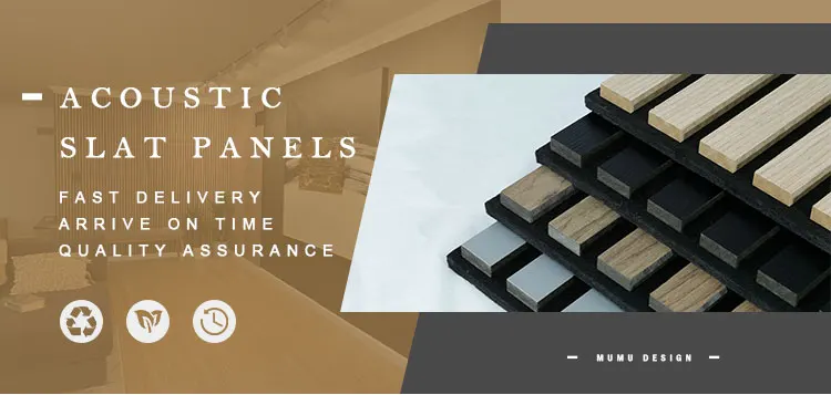 Mumu Sound Absorbing Diffuser Hanging Decorative Sheet Teak Oak Wood ...