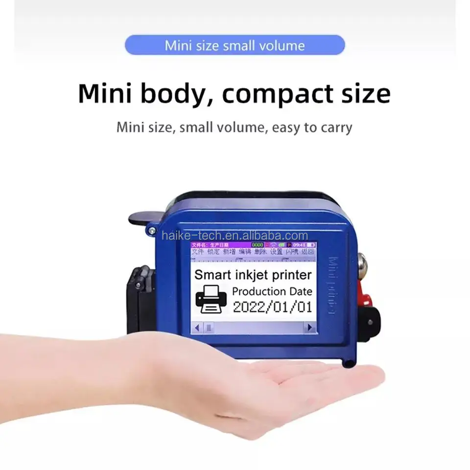 Mini Handheld Inkjet Printer - Fast Dry Ink for All Needs