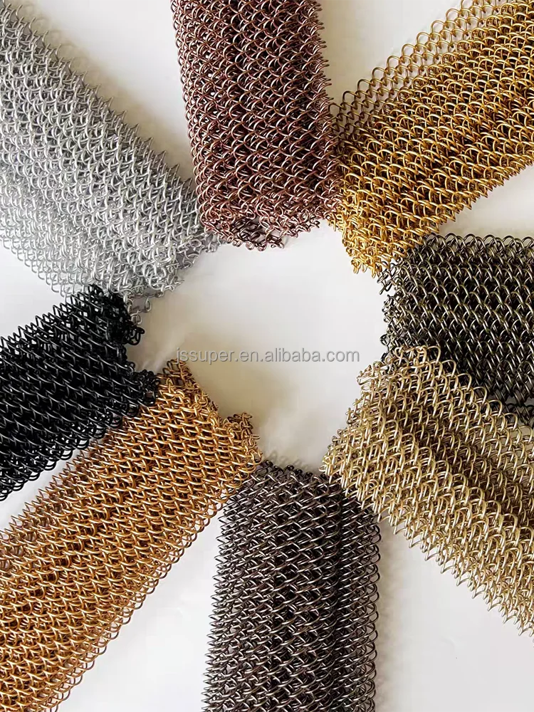 Modern Design Stainless Architectural Interior Metal Coiled Wire ...