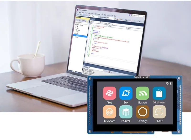 ESP32 S3 LVGL 5 Inch 800x480 Development Board with Wifi & Bluetooth