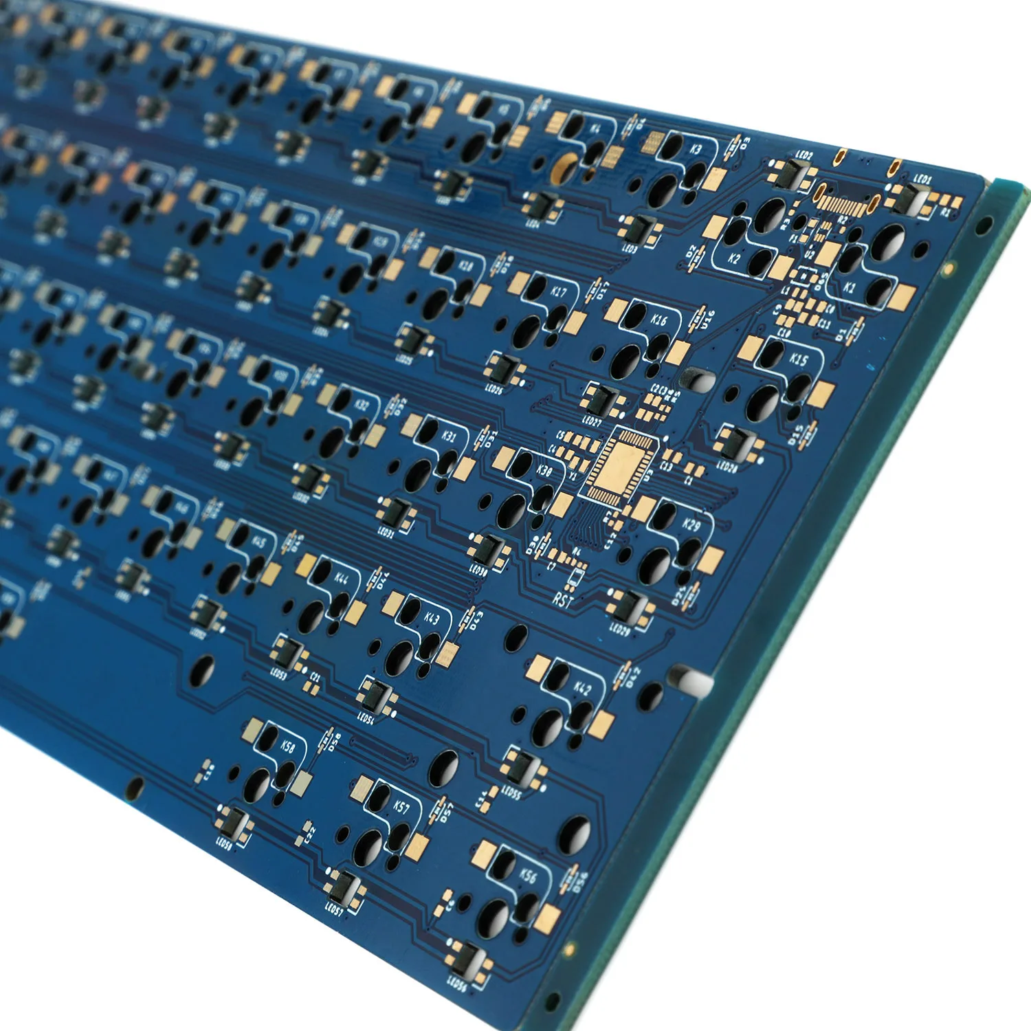 Custom Keyboard Pcbs from Topfast - QMK via Type C RGB