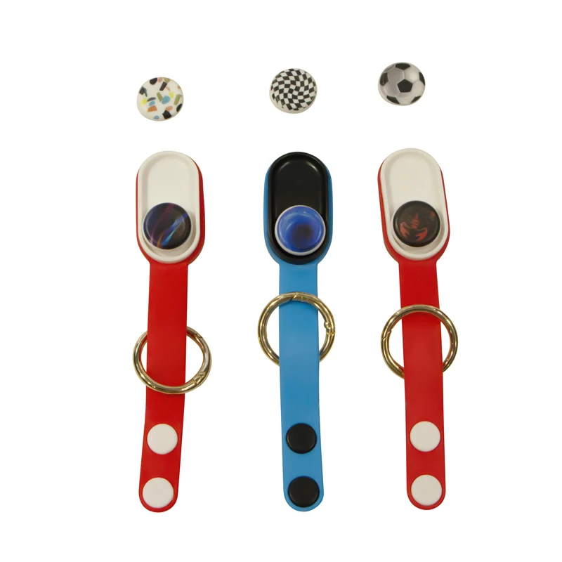 Toy Set Anti Stress Relieve Magnetic Keytchain Fidget Toy Silicone ...