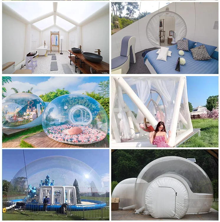 Kids Party Balloons Fun House - Transparent Inflatable Dome
