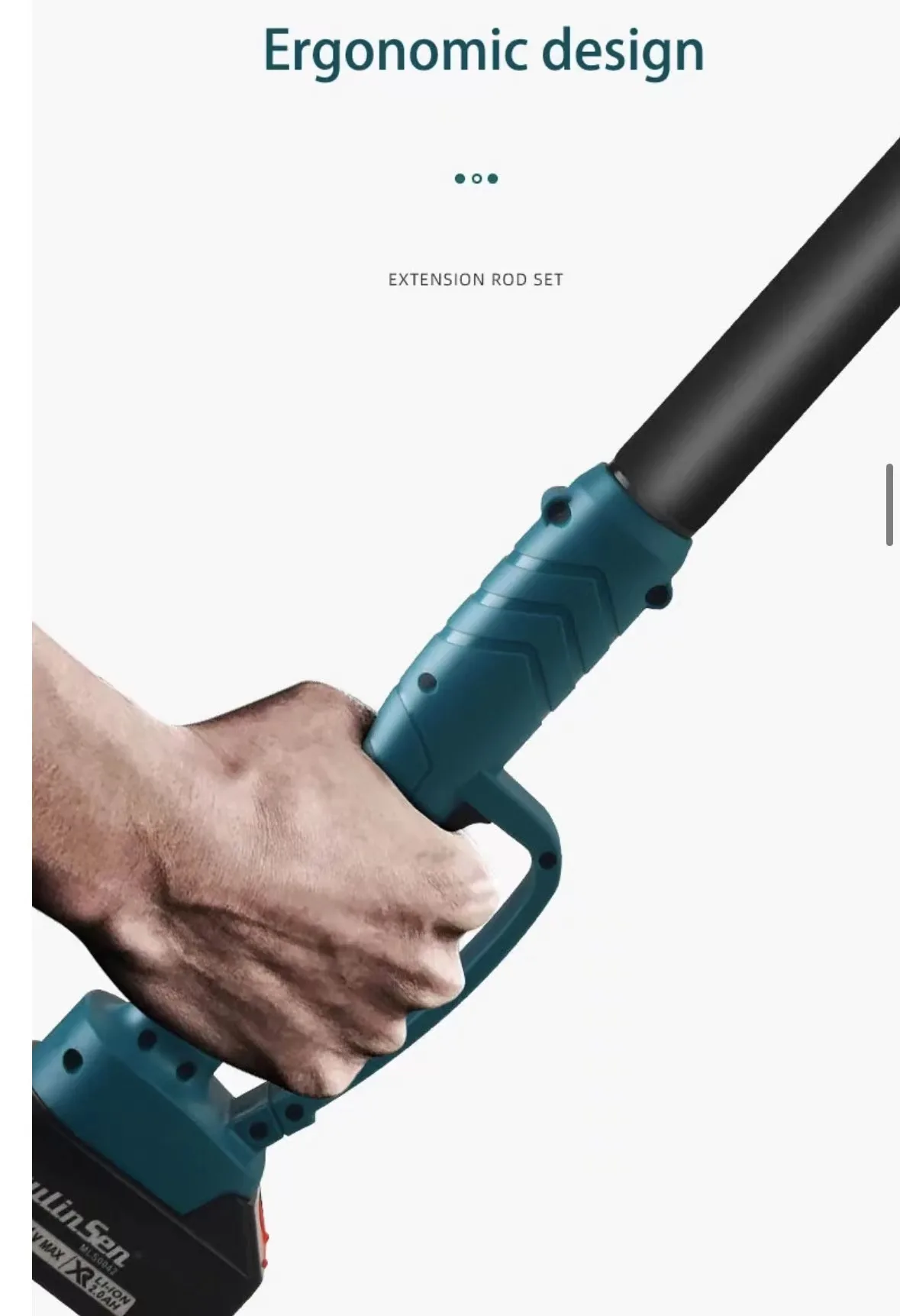 Cordless Lithium Power Electric Garden Pruner Anti-Slip Mini Chainsaw ...