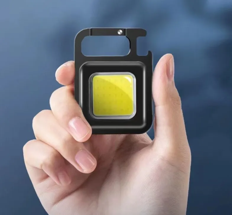 Mini Keychain Lights - Rechargeable Flashlights for Hiking