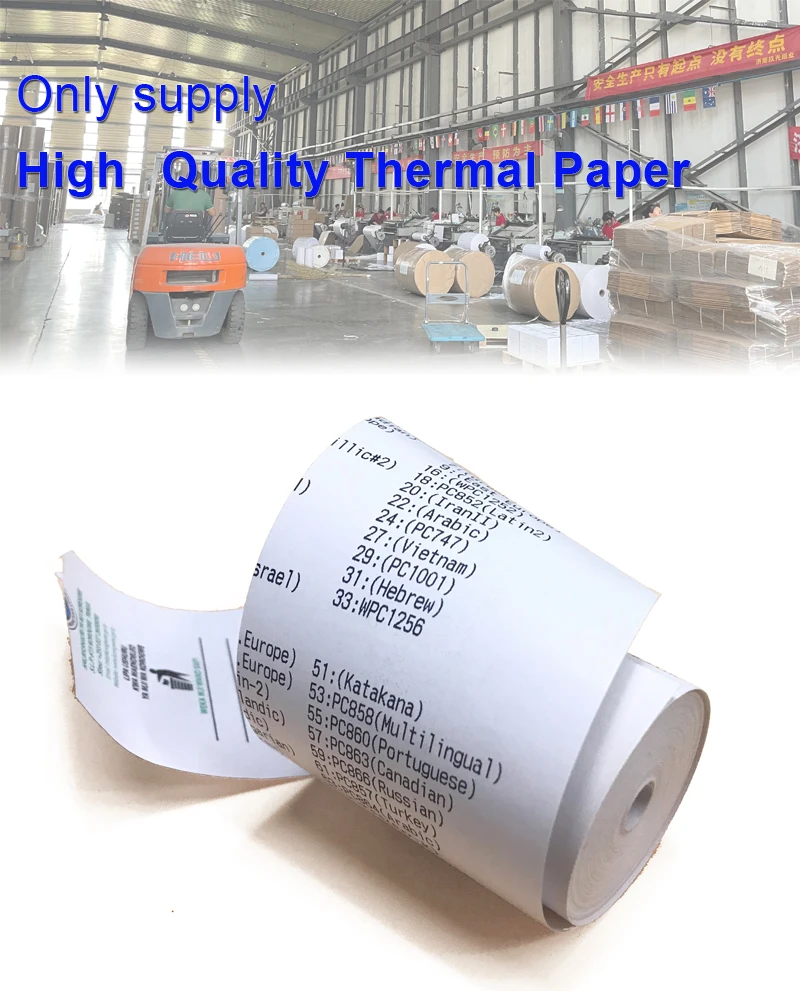 Bpa Free 80x70mm Cash Register Roll Thermal Paper - Buy Thermal Paper ...