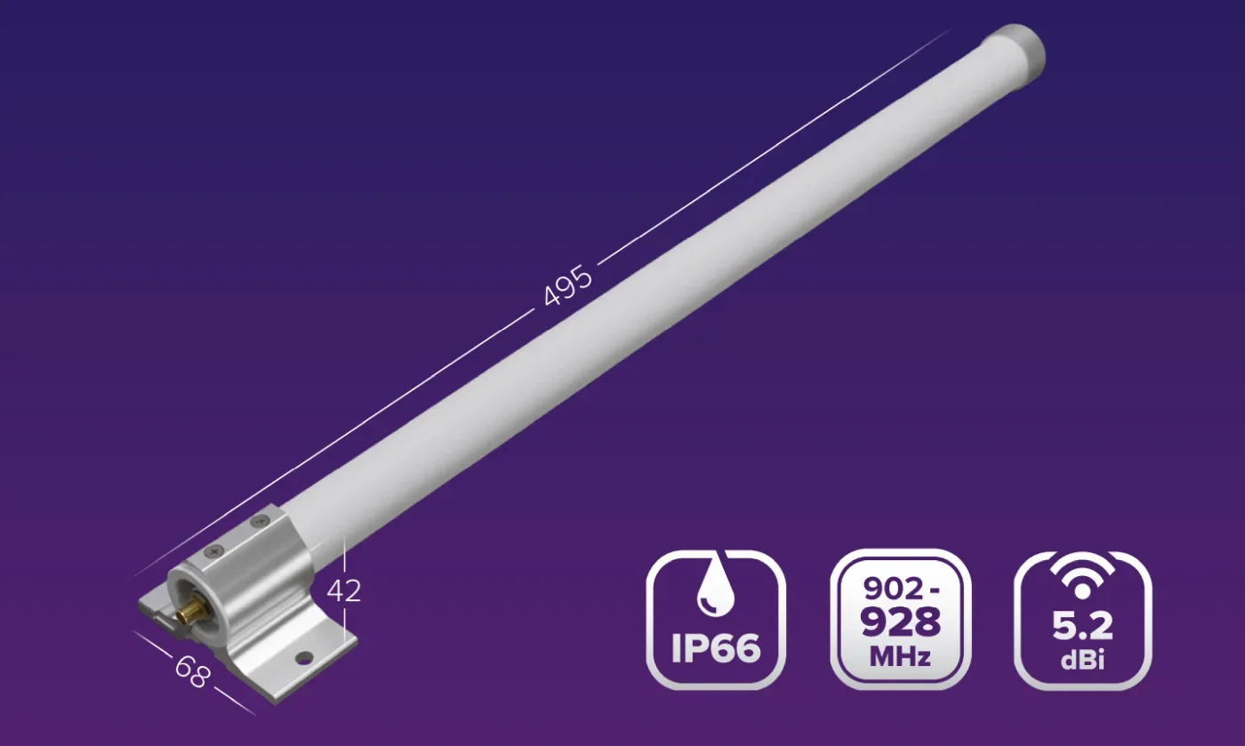 Mikrotik 915_Omni_antenna Antenna Omni antenna 6.5dBi 900-928MHz + SMA ...