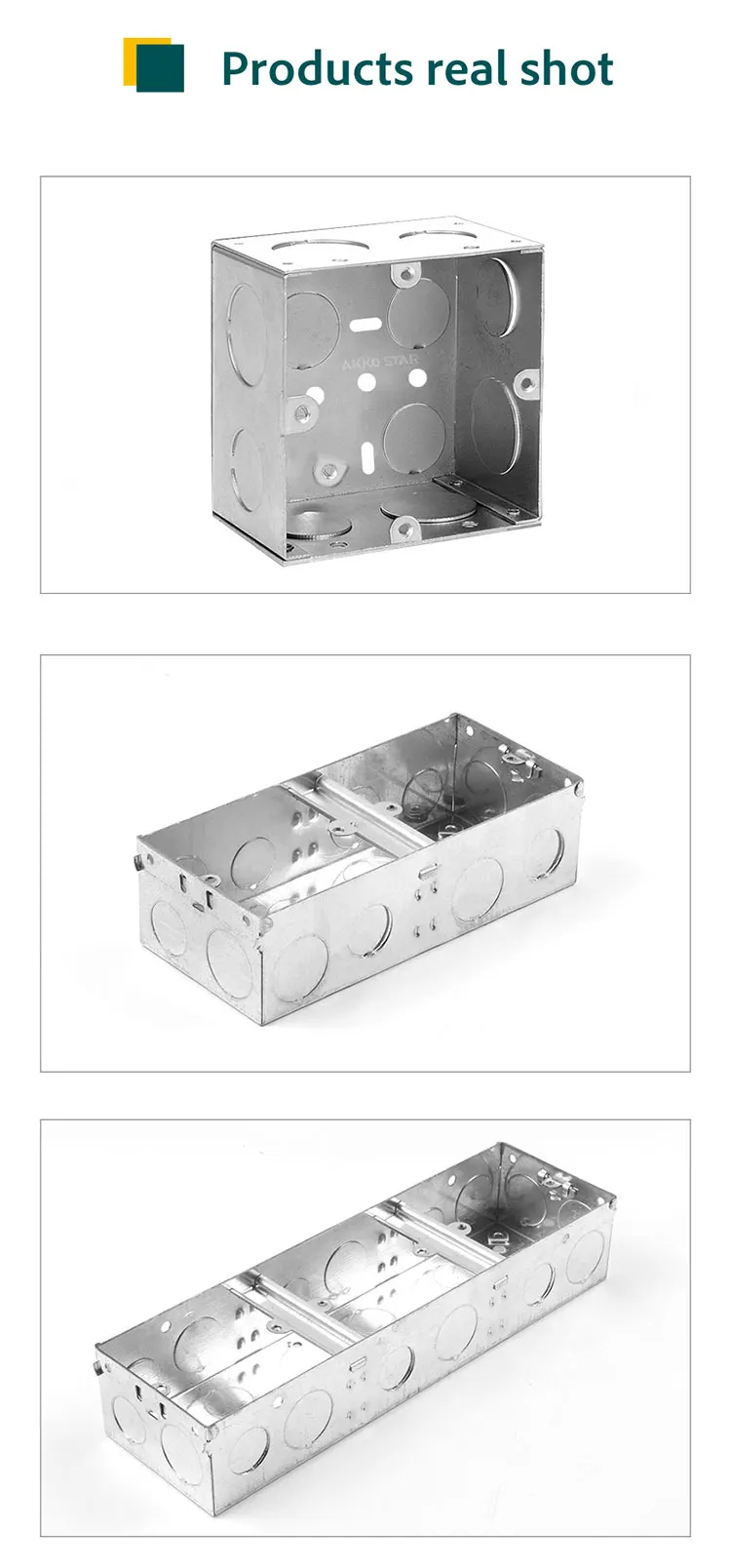 Akko Star Switch Box Electrical Metal Junction Box Iron Box The ...