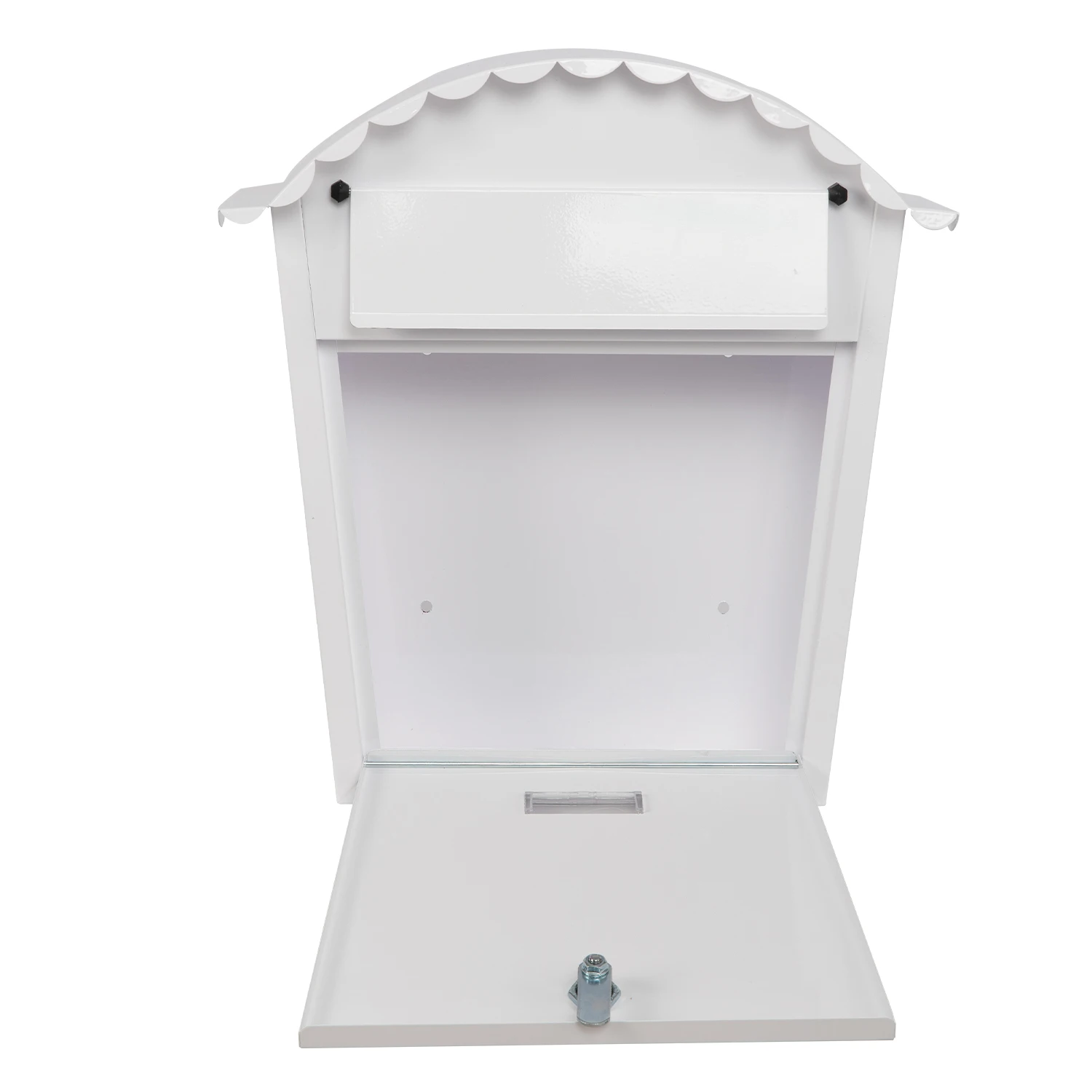 White Outdoor Mailbox Customized Wall Mounted Waterproof Mailbox Steel ...