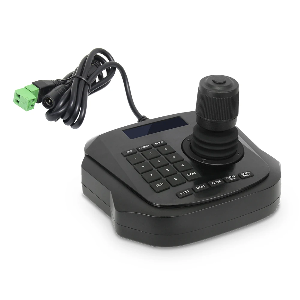 4D joystick controller keyboard long range for high speed ptz cameras ip ptz control oem dom ...