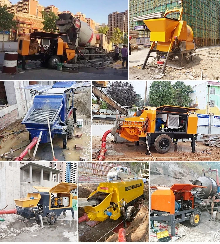 Mini Concrete Pump - Efficient Mobile Mixing Solutions