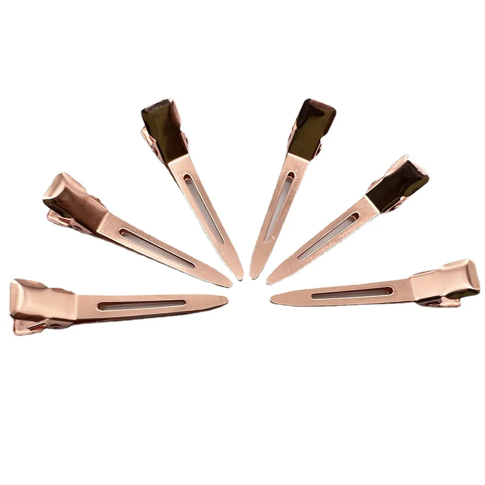 Metal Spring Duckbill Alligator Rectangle Hair Clip For Decoration ...