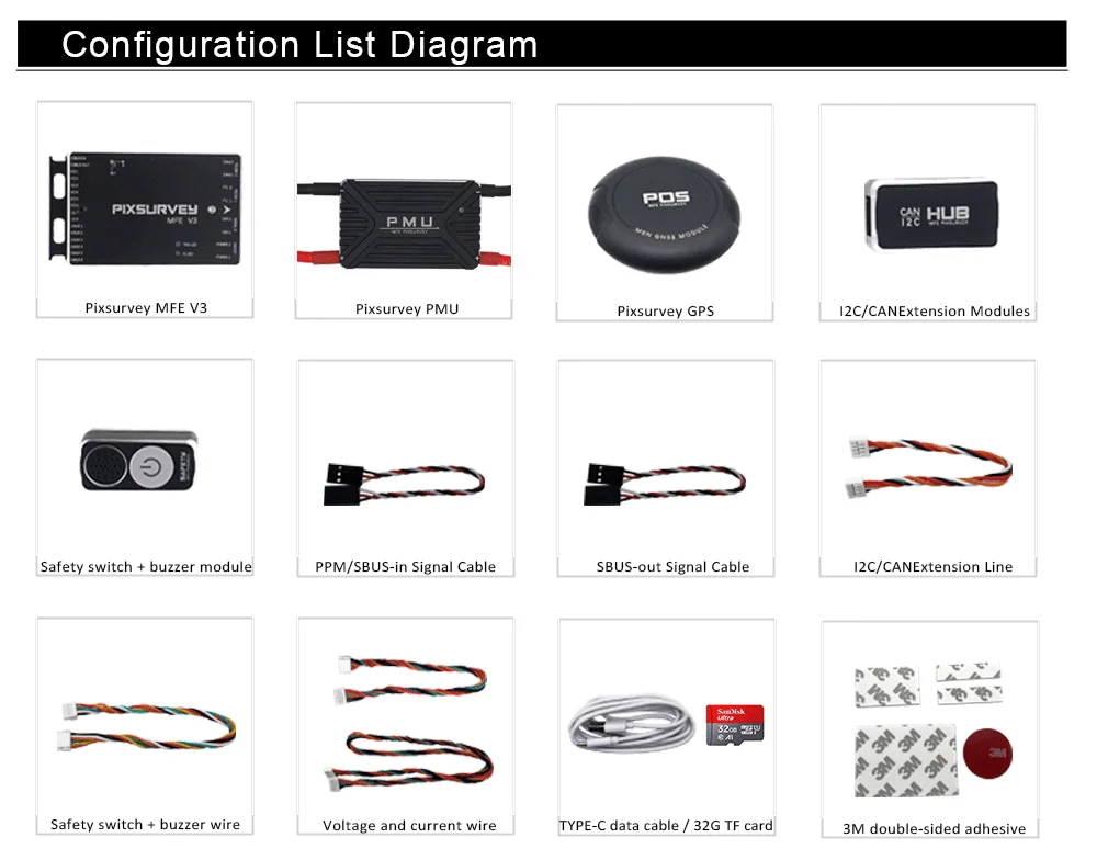 Makeflyeasy Pixsurvey V3 Flight Control Pixhawk Open Source Flight ...