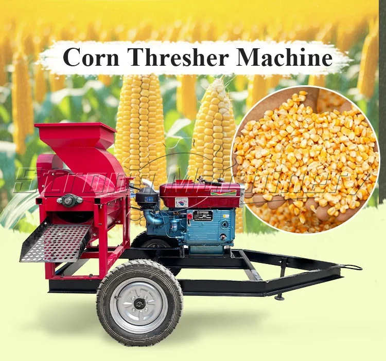 Alibaba.com: Diesel-powered maize sheller, household mini thresher, CE ...