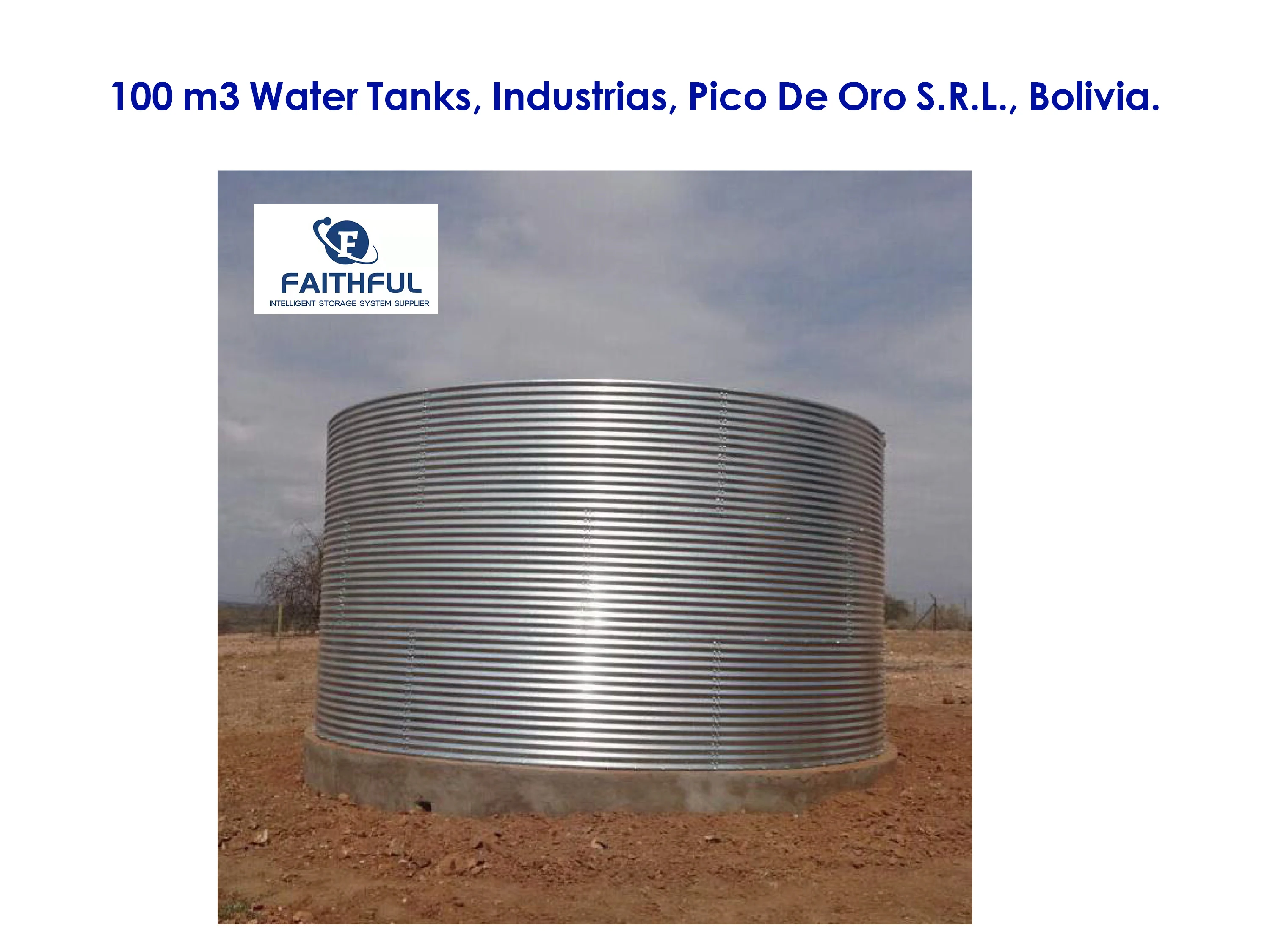 Outdoor Rain Water Tank 20000 Liter Galvanized Steel Water Storage Tank ...