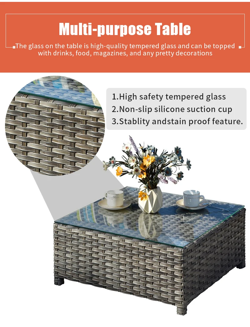 White Wicker Patio Furniture