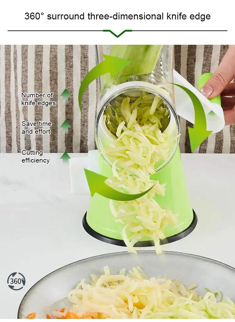 RAYBIN Hand Grater Machine - Efficient Cheese Shredder