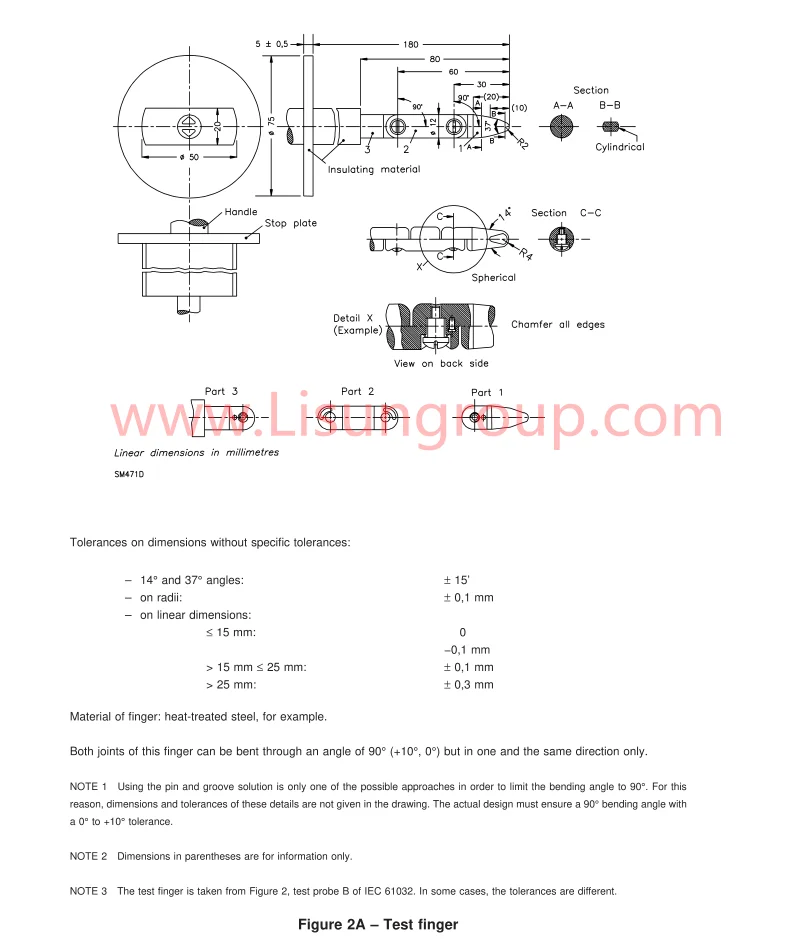 IEC 61032 Standard Articulated Test Probe with 10N Thrust| Alibaba.com