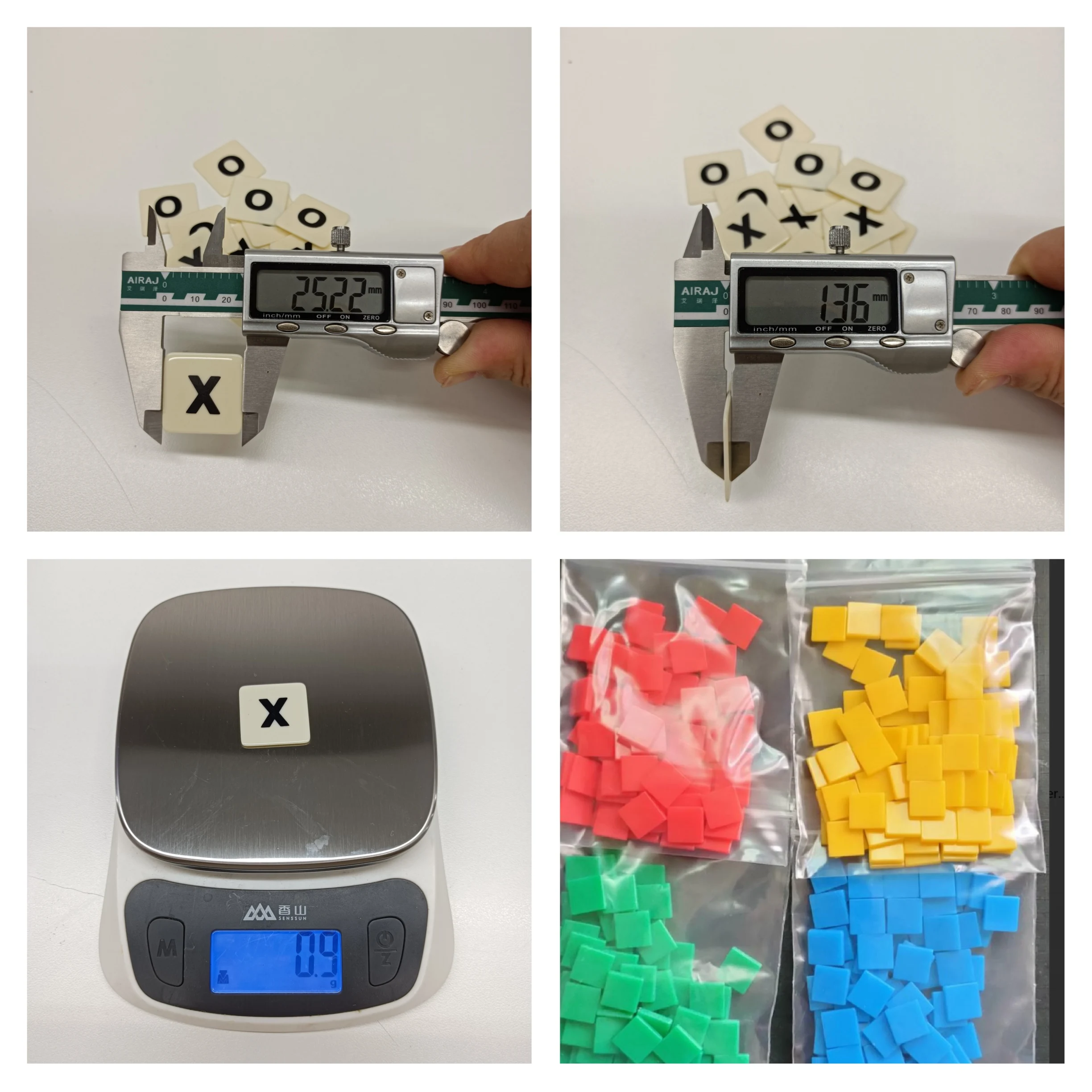 Plastic Board Game Digital Signature Token Plastic Tile Game Pieces ...