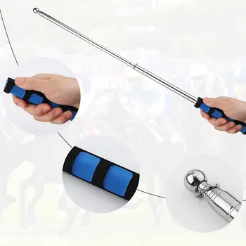 Telescopic Hand Flagpoles Stainless Steel Retractable Tour Guide Flag ...