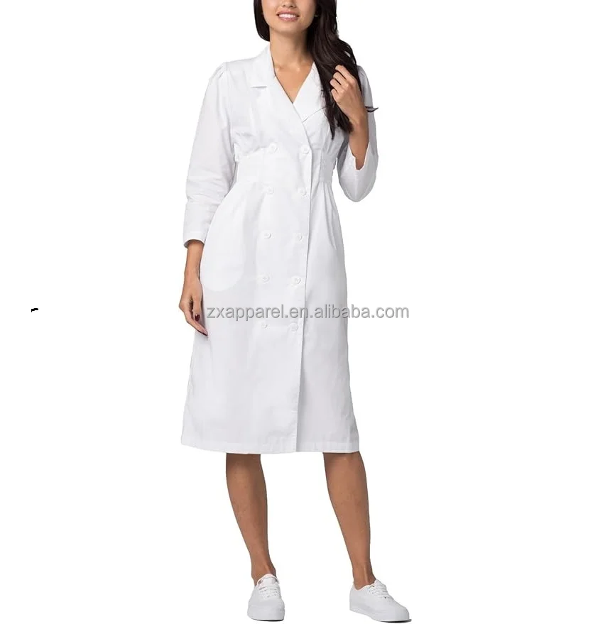 High Quality Threads Professional Lab Coat for Women Full Sleeve Poly ...