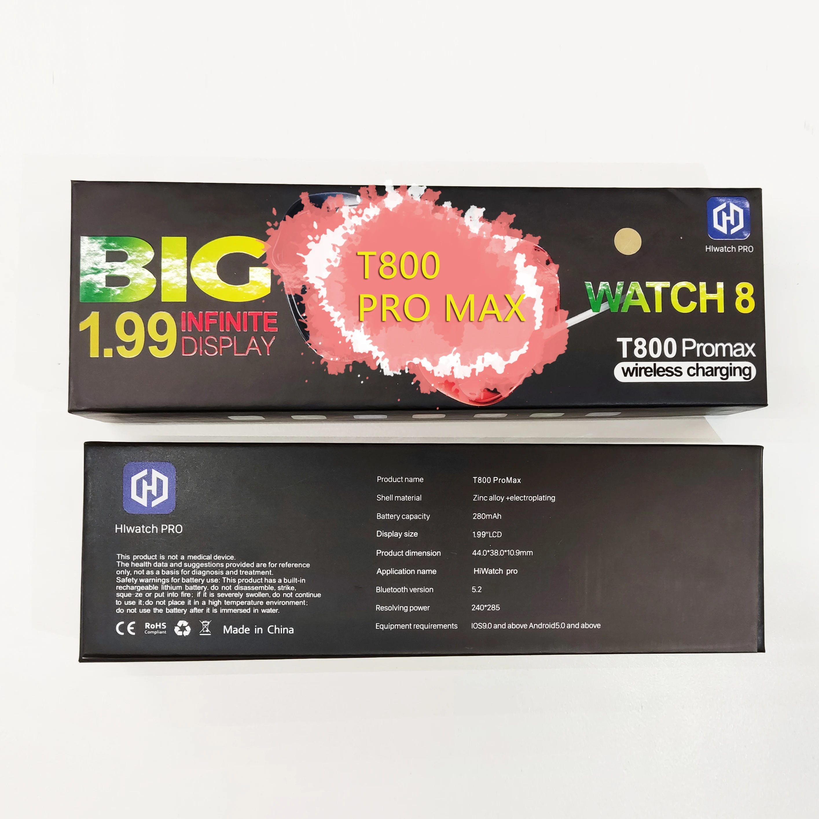 2024 Smart Watch Ultra Series 8 Smartwatch T900 T800 Pro Max Bluetooth ...