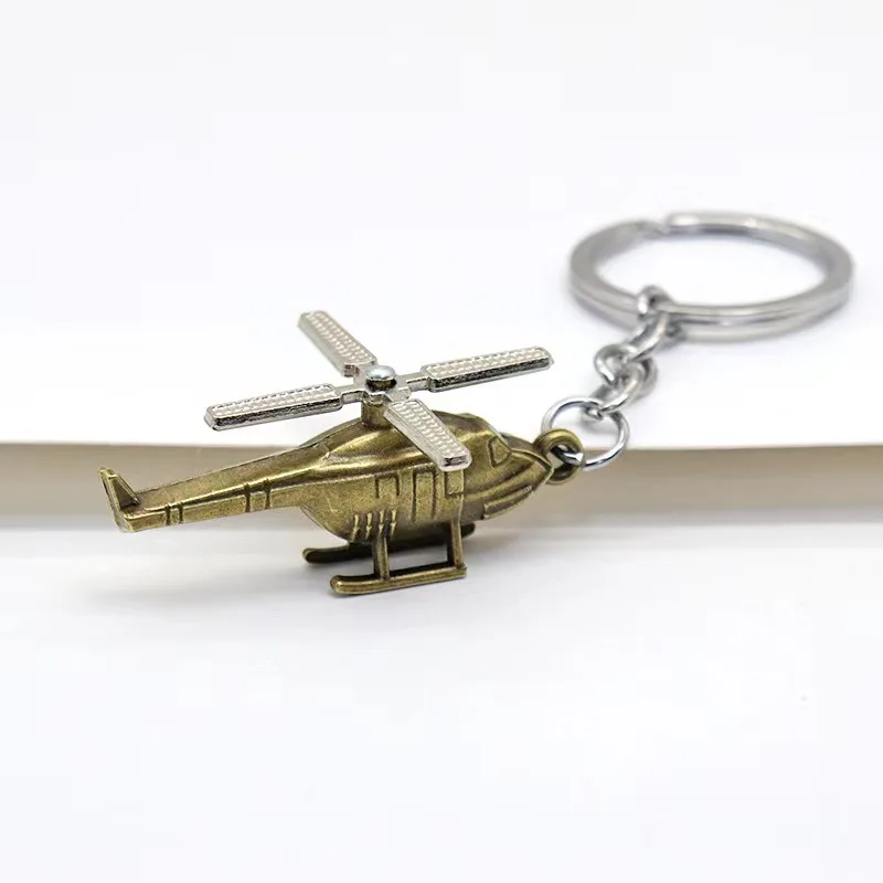 Metal 3d Aircraft Keychain - Fighter Jet Airplane & Airtag Keychain Oem