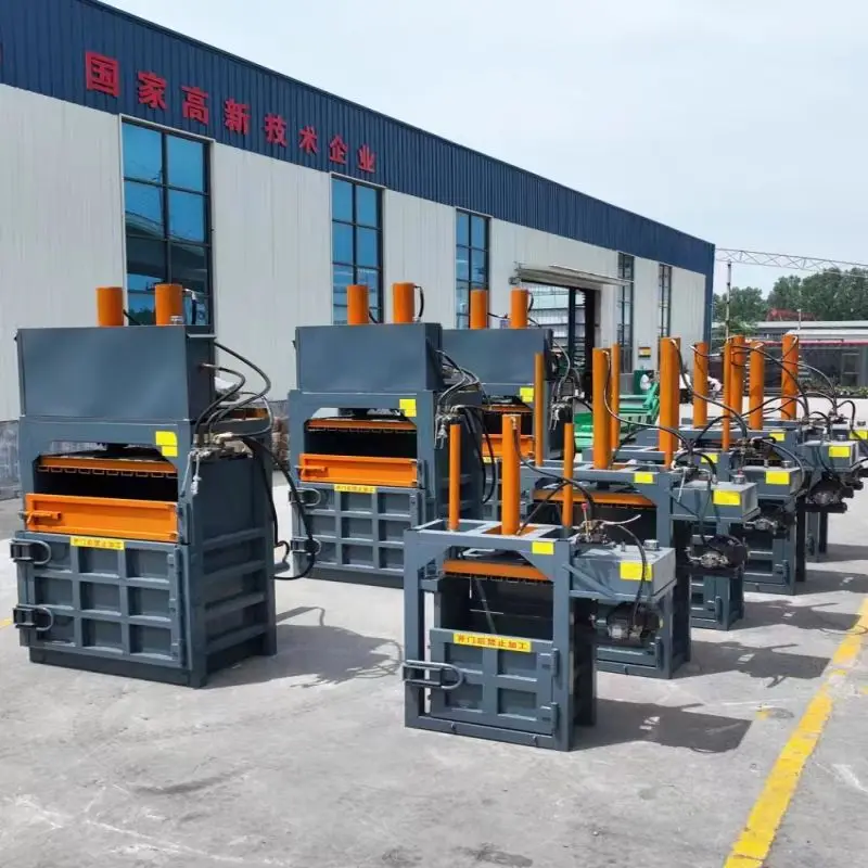 Hydraulic Carton Compress Baler Machine/cardboard Baling Press Machine ...