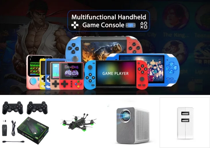 Mini Handheld Game Console Consola Box Retro Video Game Console 2.4g ...