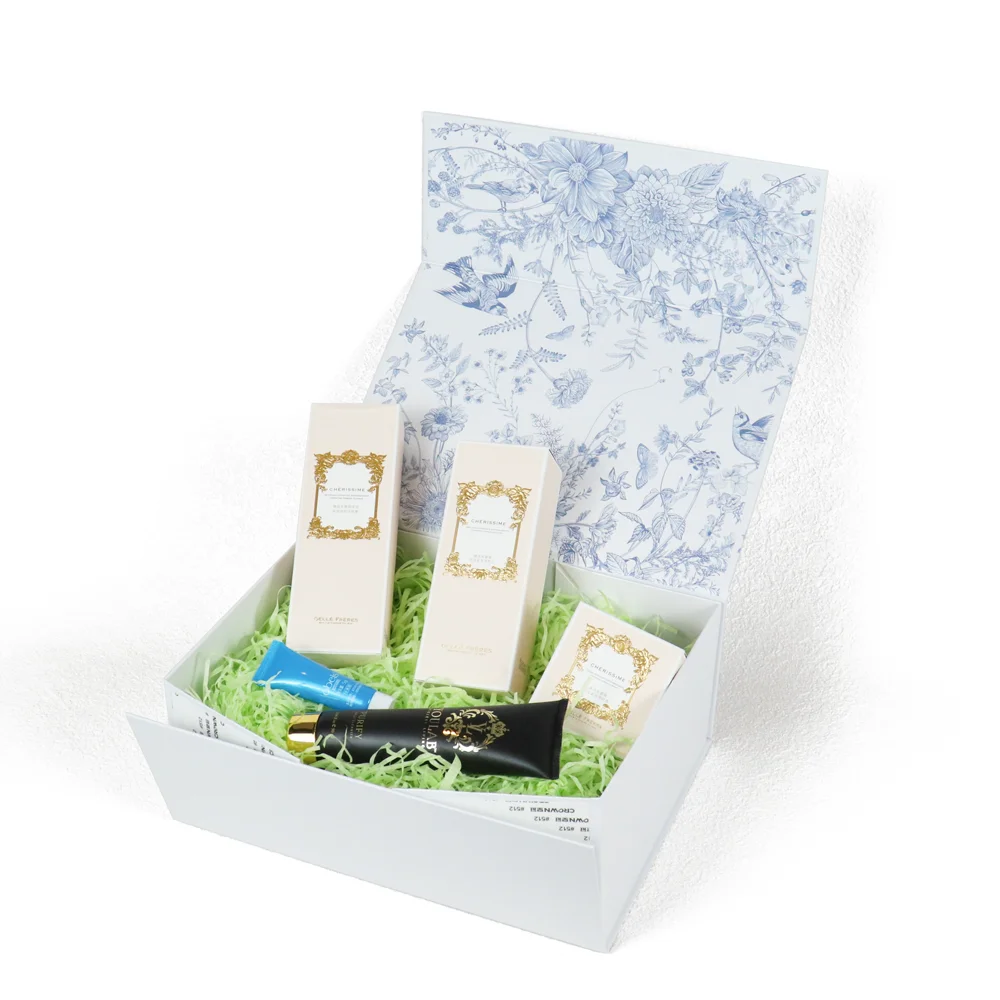 Custom Wedding Favor Surprise Magnetic Skincare Makeup Boxes Luxury ...