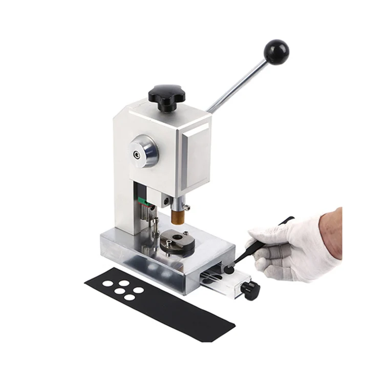 Coin Cell Battery Disc Cutter Cutting Punching Machine For Electrode ...